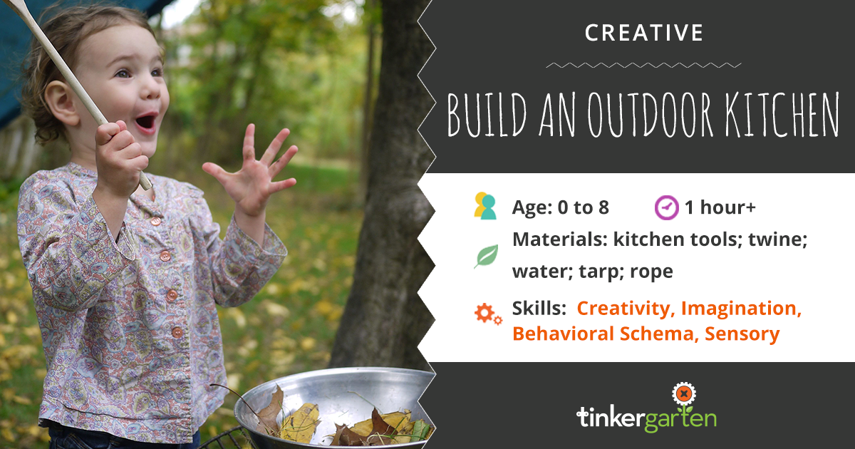 Outdoor Kitchen Activity For Kids | Tinkergarten