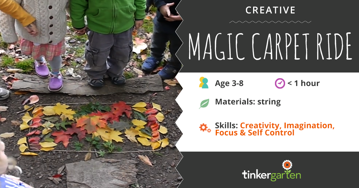 Carpet Ride Activity For Kids | Tinkergarten