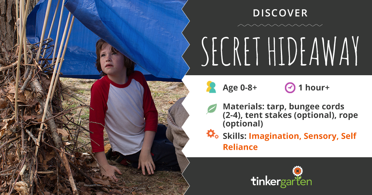 Secret Hideaway Activity For Kids | Tinkergarten